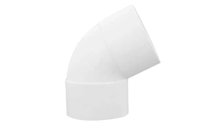 Canaleta codo H-H BLANCO 75MMX65 - Floka