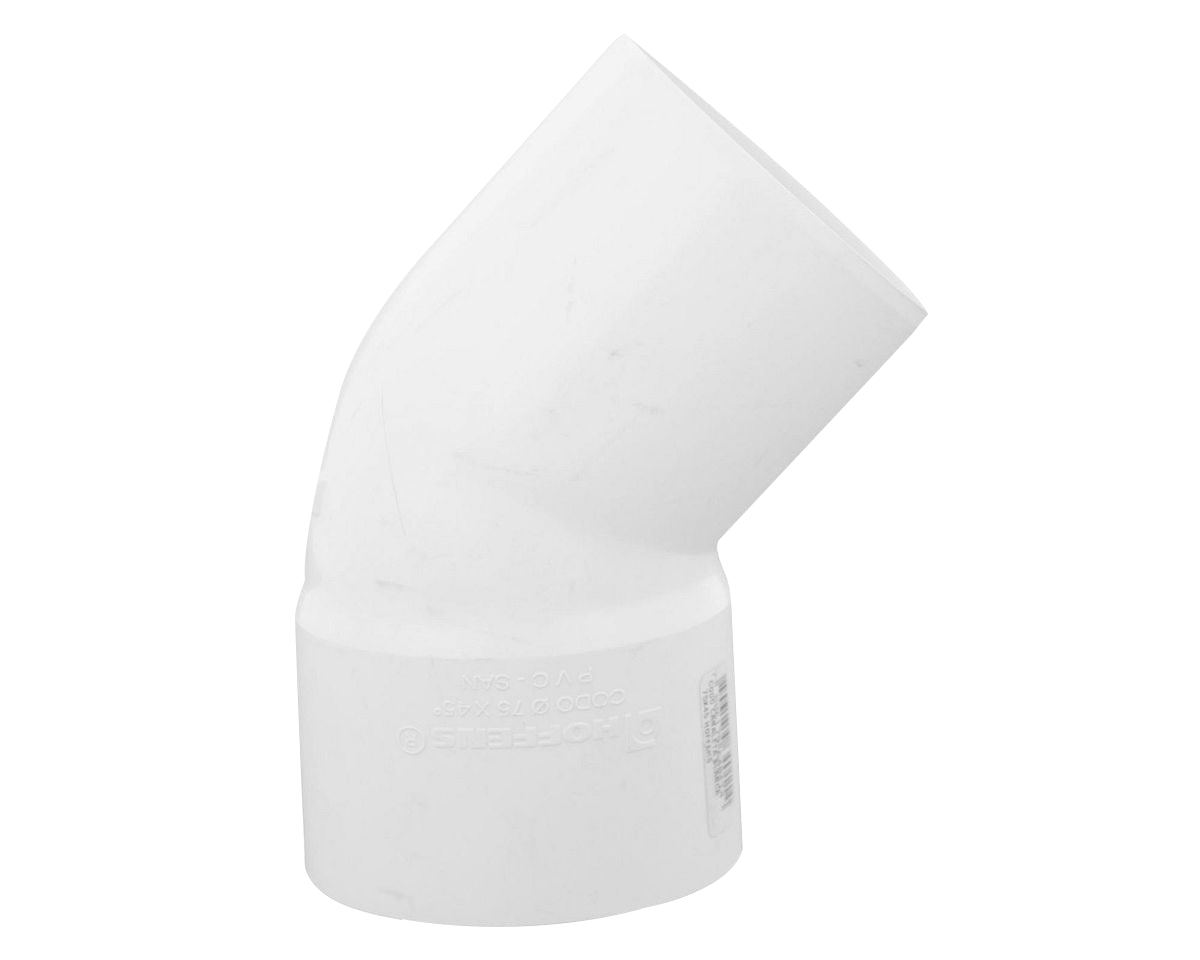 Codo M-H blanco 75x45 - Floka