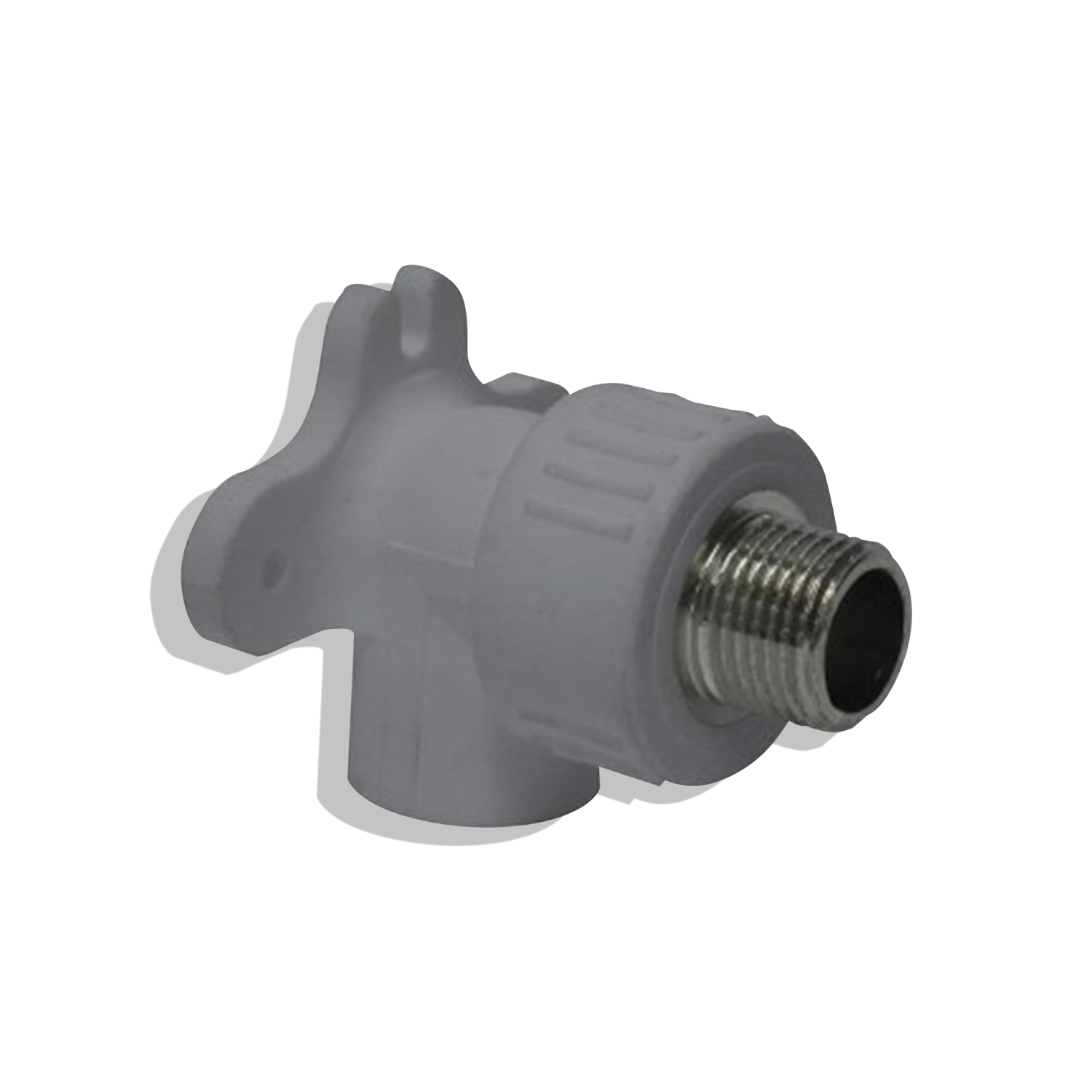 PPR codo con soporte HI 25 x 3/4 metalico - Floka