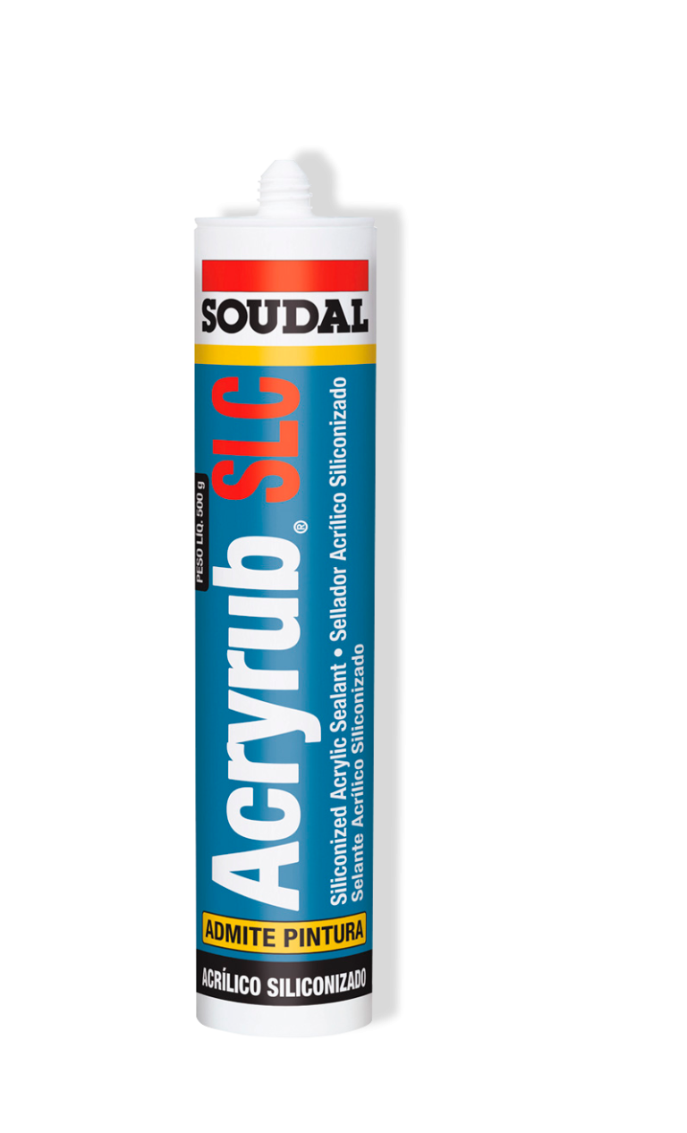 Silicona acrilica blanca pintable ACRYRUB - Floka